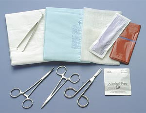 Busse Deluxe Facial Wound Closure Instrument Tray - 757