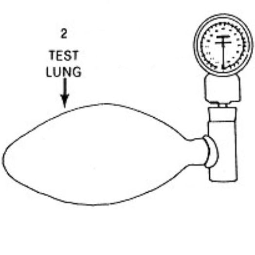 Allied Healthcare Minilator Test Lung - L109-020