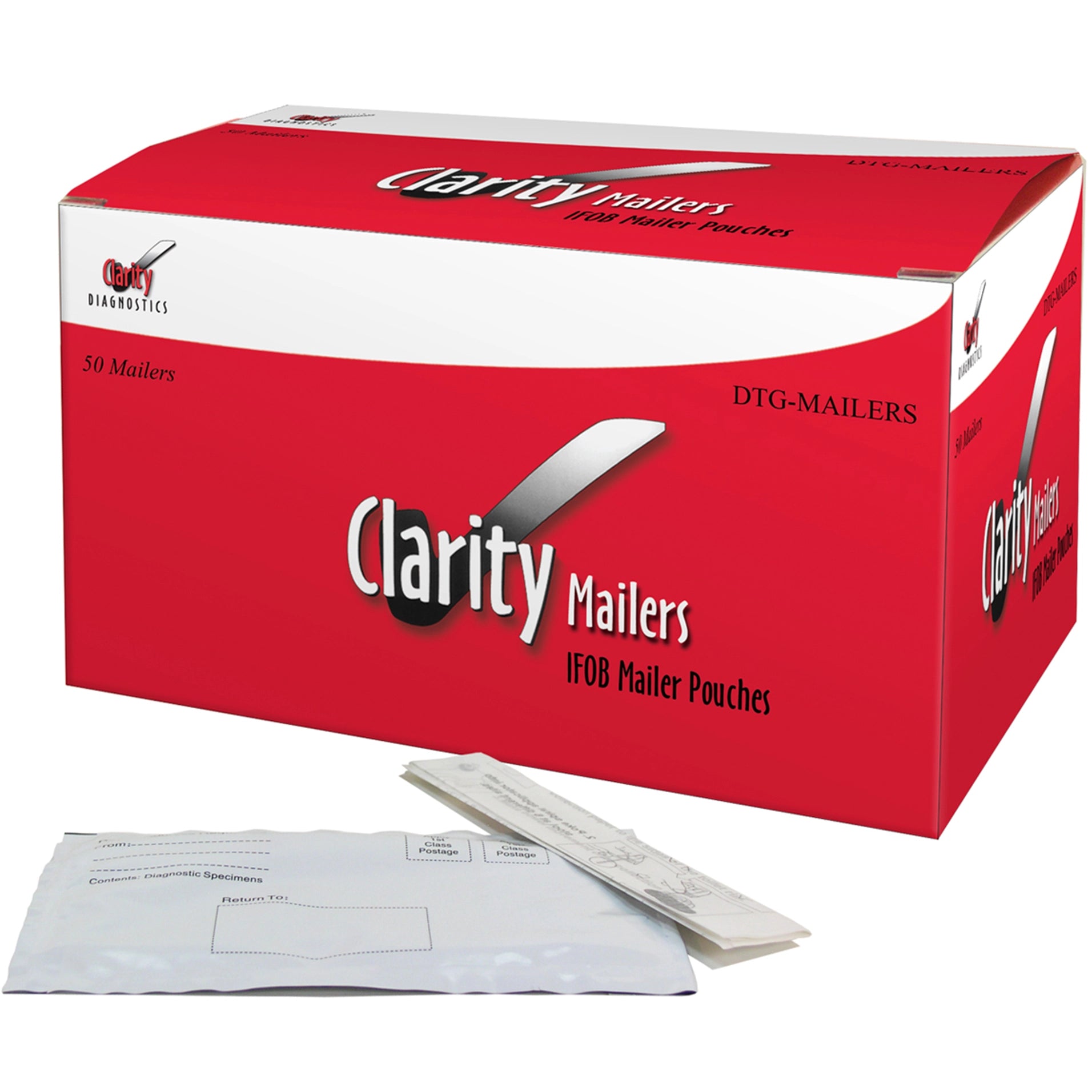 Clarity Diagnostics Clarity iFOB Mailer - DTG-MAILERS