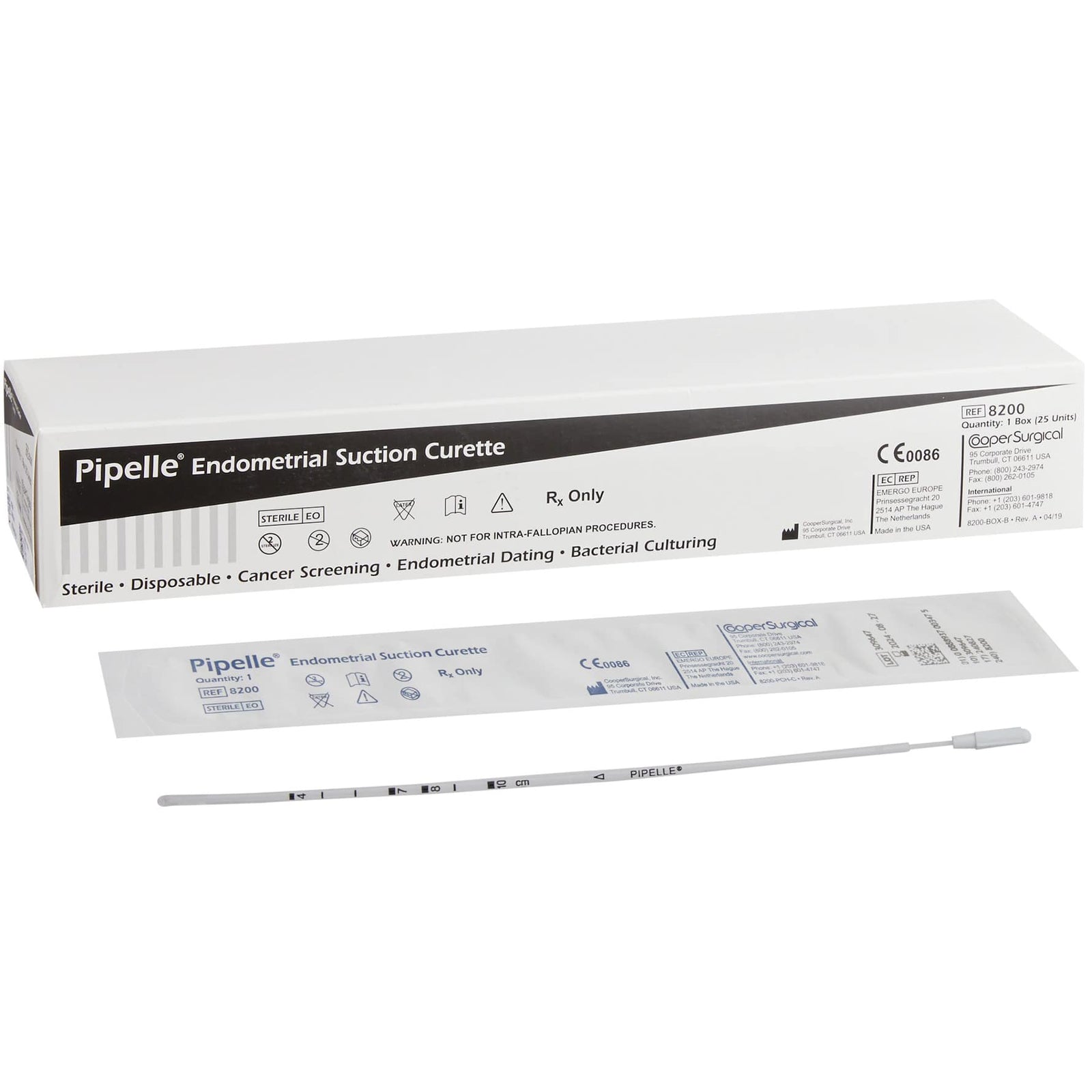 CooperSurgical Pipelle Endometrial Suction Curette - 8200