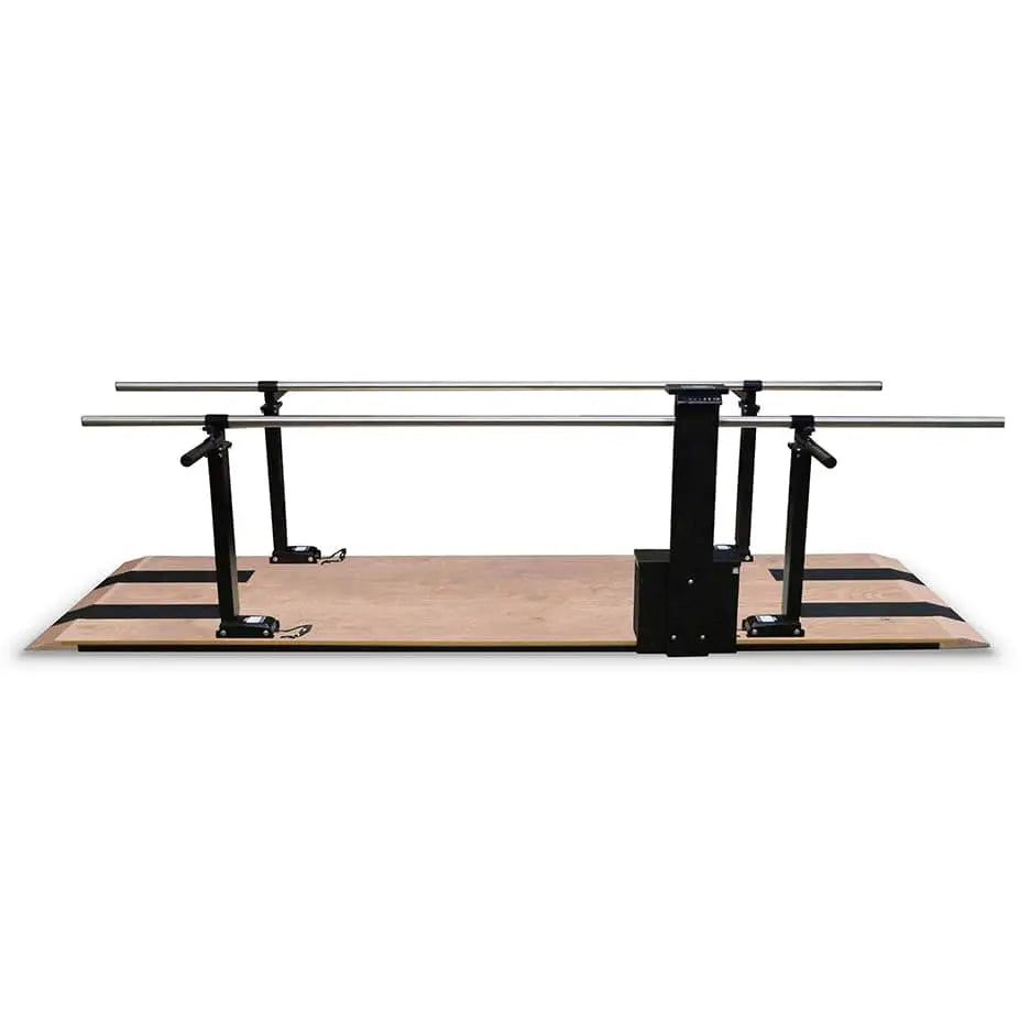 Hausmann 10′ Electric Height Adjustable Parallel Bars with Mobility Pl