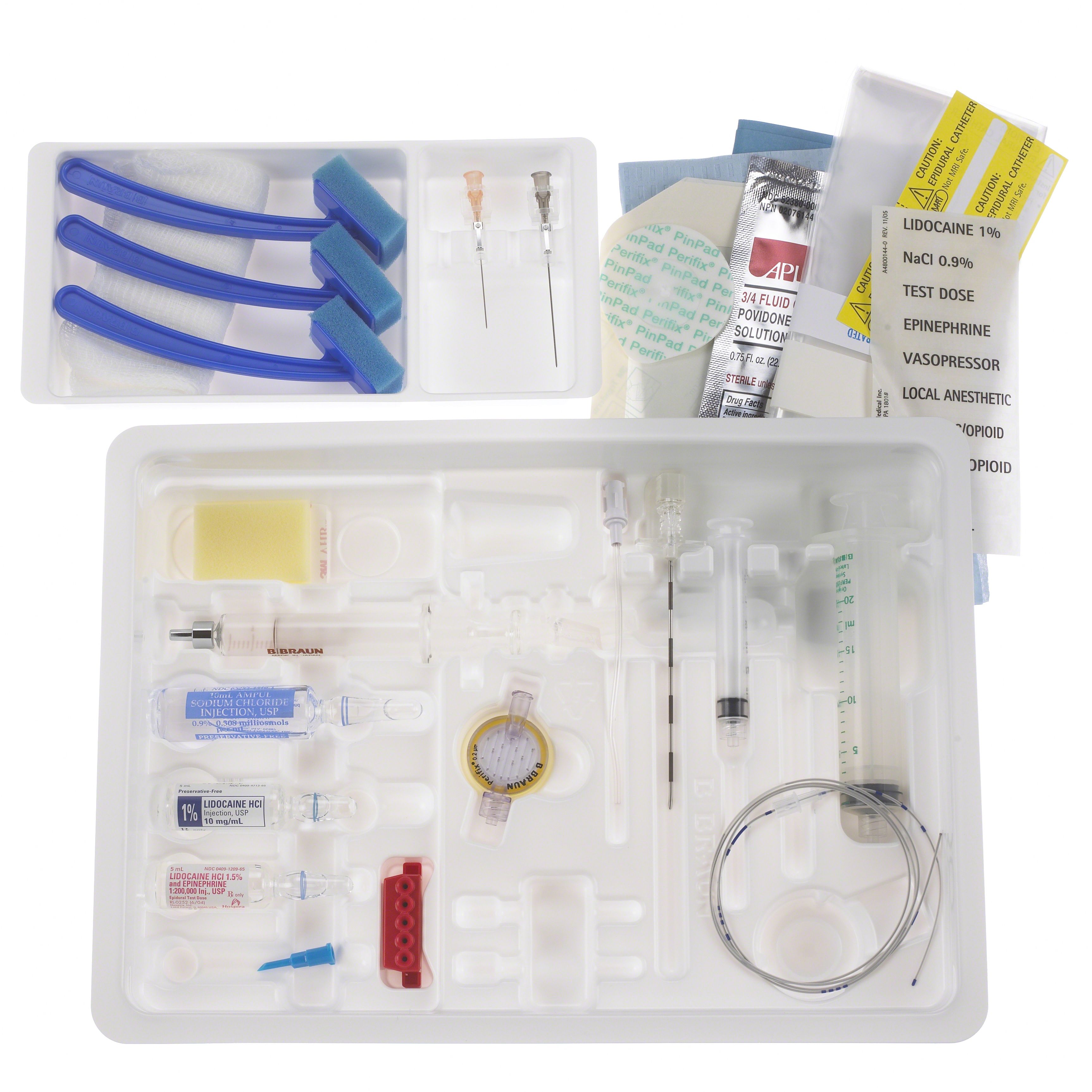 B. Braun Perifix CE17TKCY Continuous Epidural Tray Kit - 332075